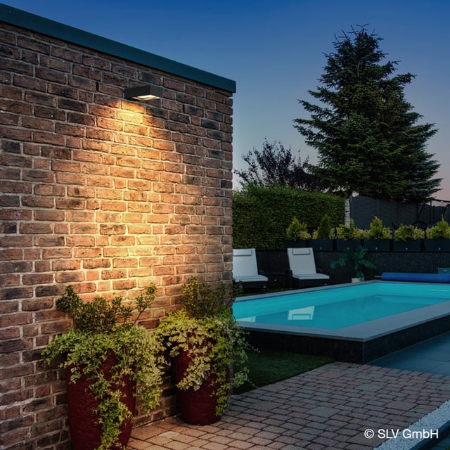 SLV Eskina Frame wall light, LED dimmable, anthracite - 1004748 | REUTER
