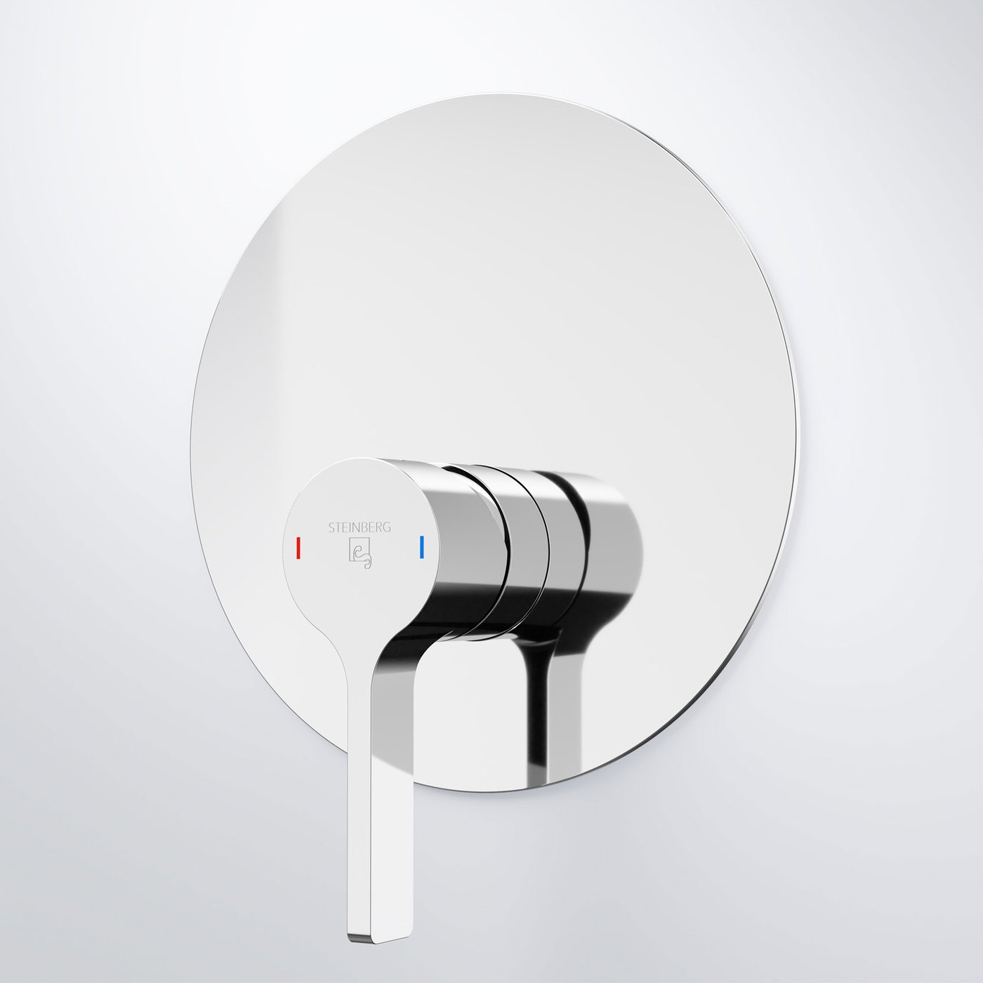 Steinberg 280 concealed shower fitting with mixer chrome - 280 2243 3 ...
