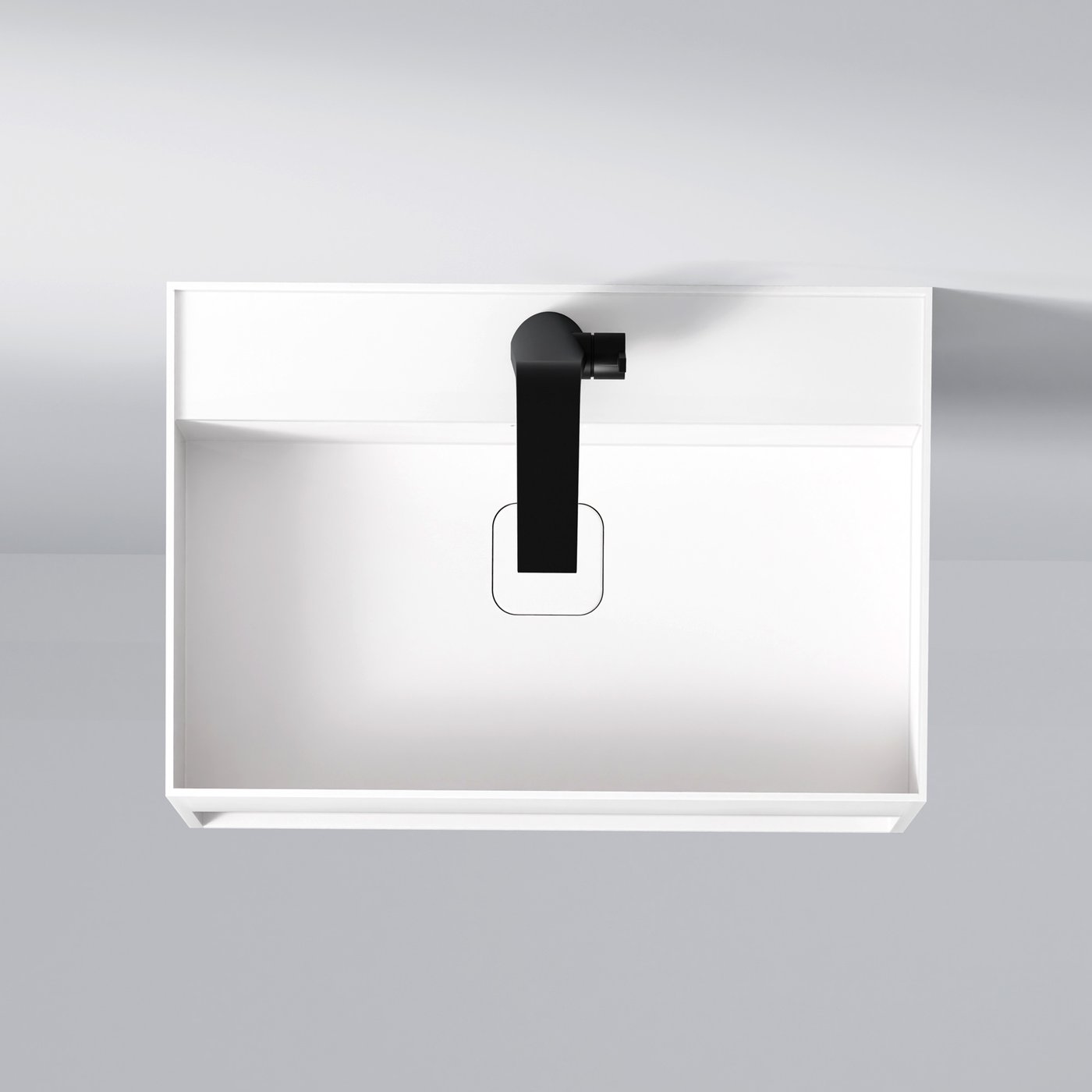 Steinberg 443 wall-mounted washbasin matt white - 443 7110 W | REUTER