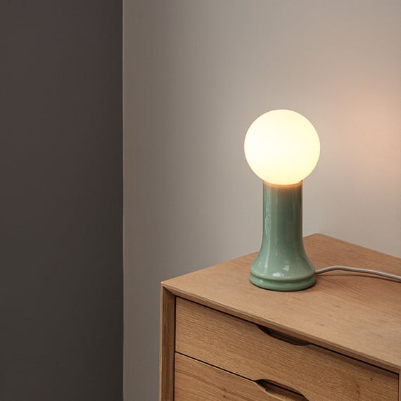 Tala Shore table lamp, E27 dimmable, sea green - SHR-G95-SEA-TBL-01-EU ...