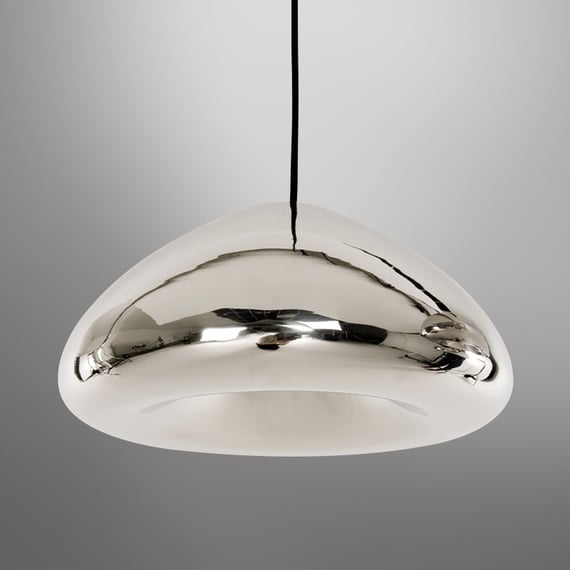 Tom Dixon Void pendant light, LED dimmable, polished stainless steel ...