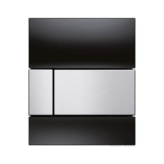 TECE square flush plate black - 9242806 | REUTER
