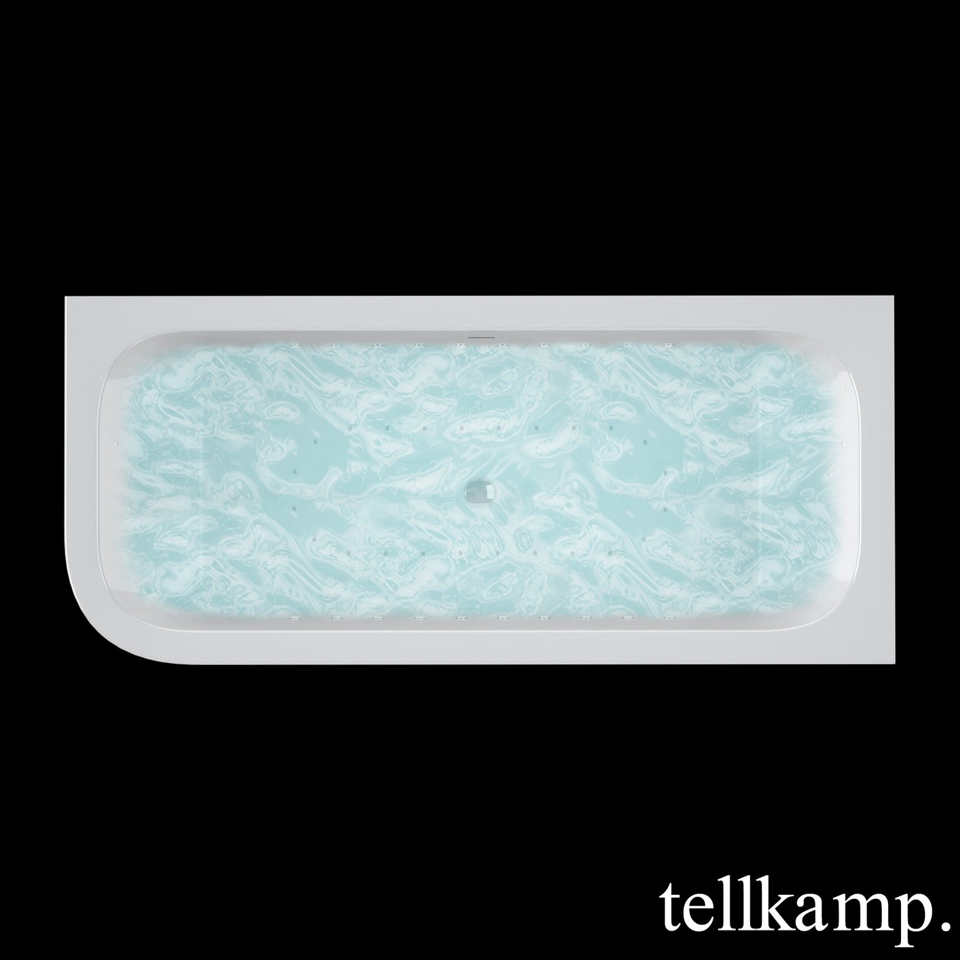 Tellkamp Thela corner whirlbath with panelling white gloss - W100-247 ...