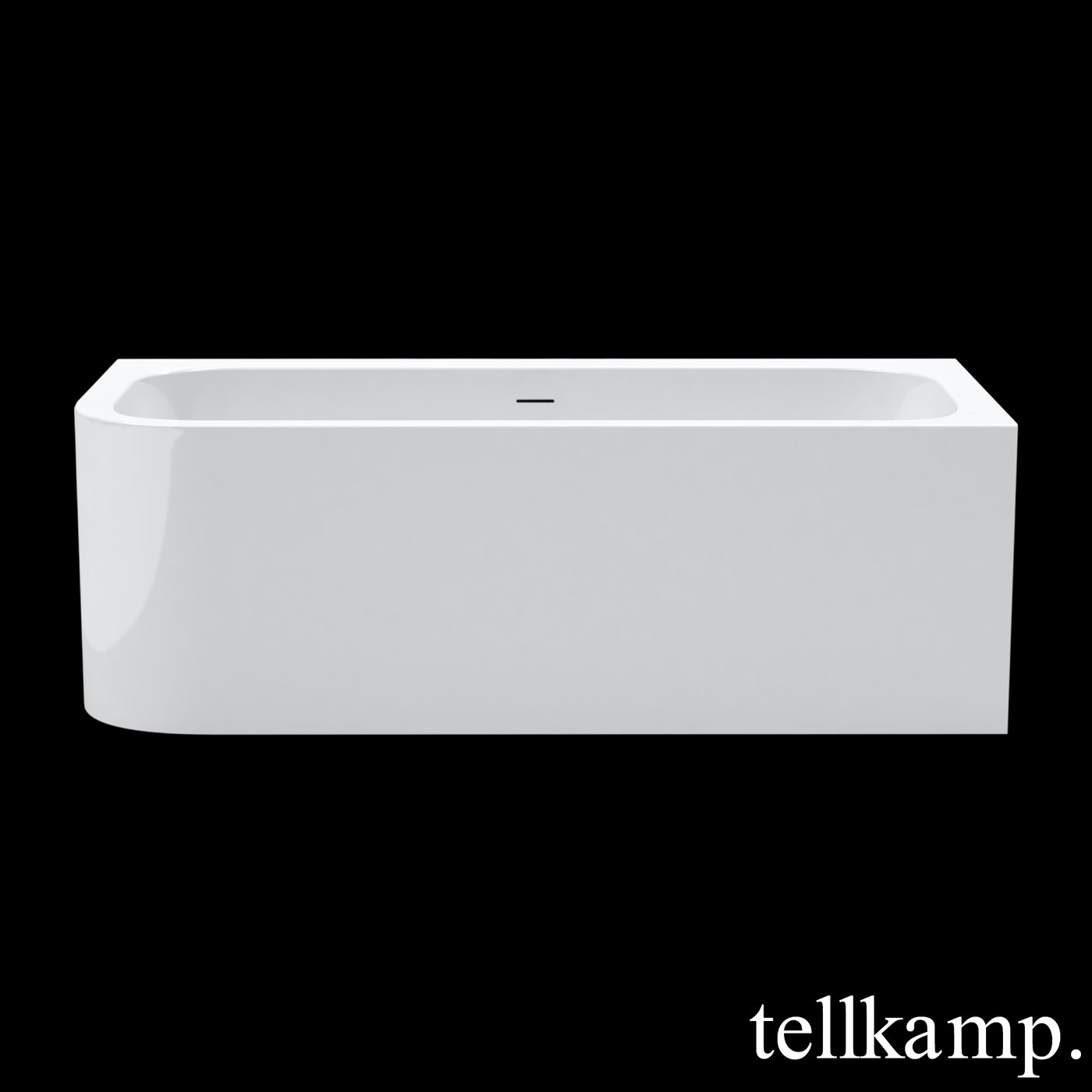 Tellkamp Thela corner whirlbath with panelling white gloss - W100-247 ...