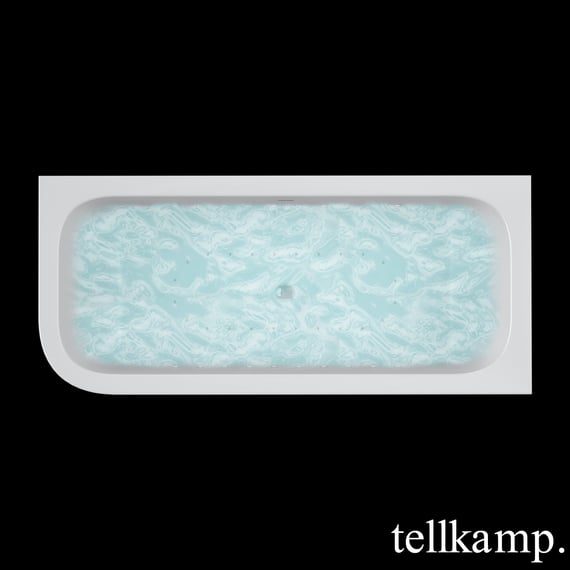 Tellkamp Thela corner whirlbath with panelling matt white - W100-247-0B ...