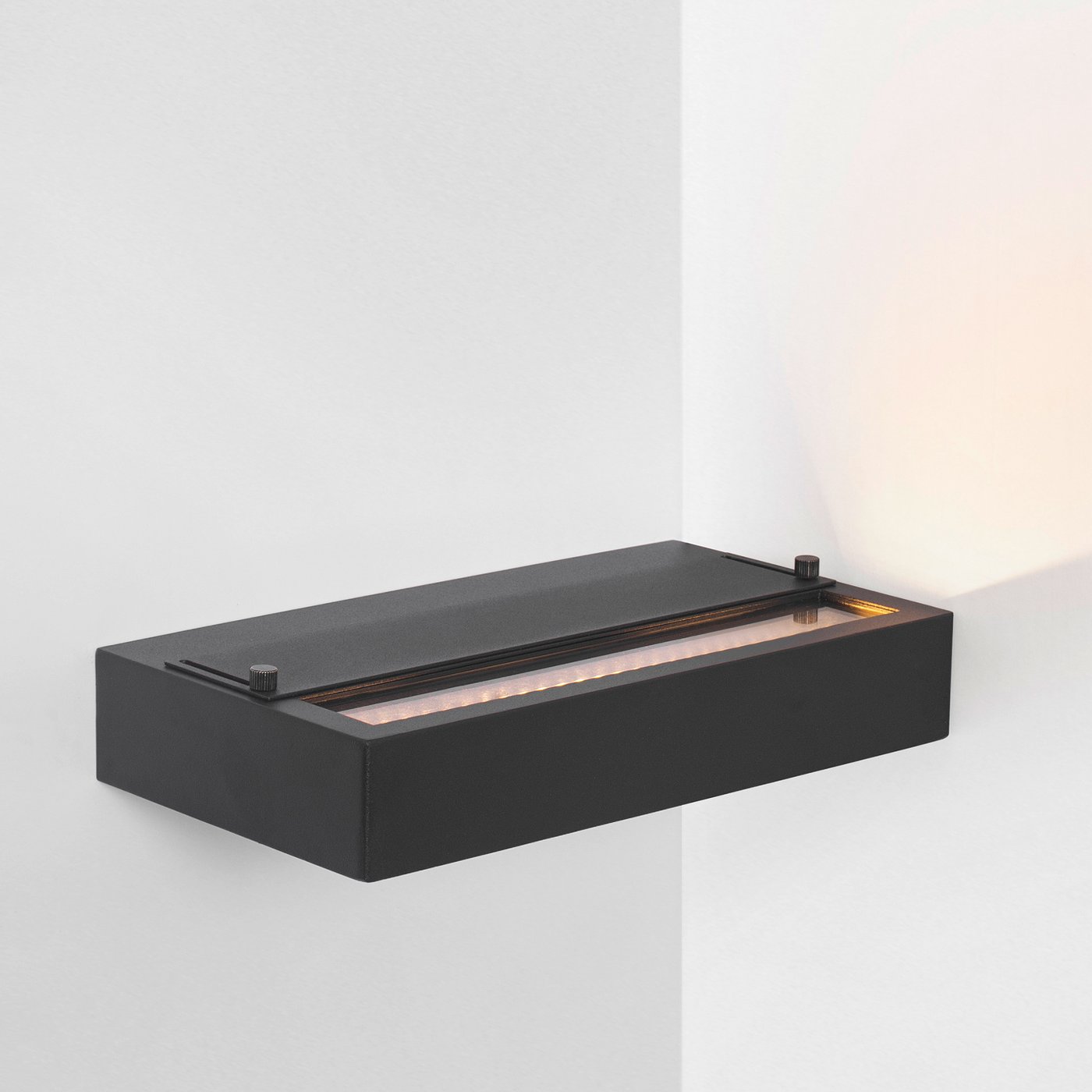 The Light Group Illumin8 wall light, LED dimmable, black - SLC1291 | REUTER