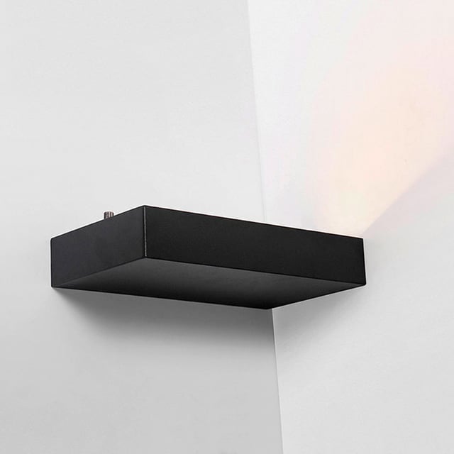 The Light Group Illumin8 wall light, LED dimmable, black - SLC1291 | REUTER
