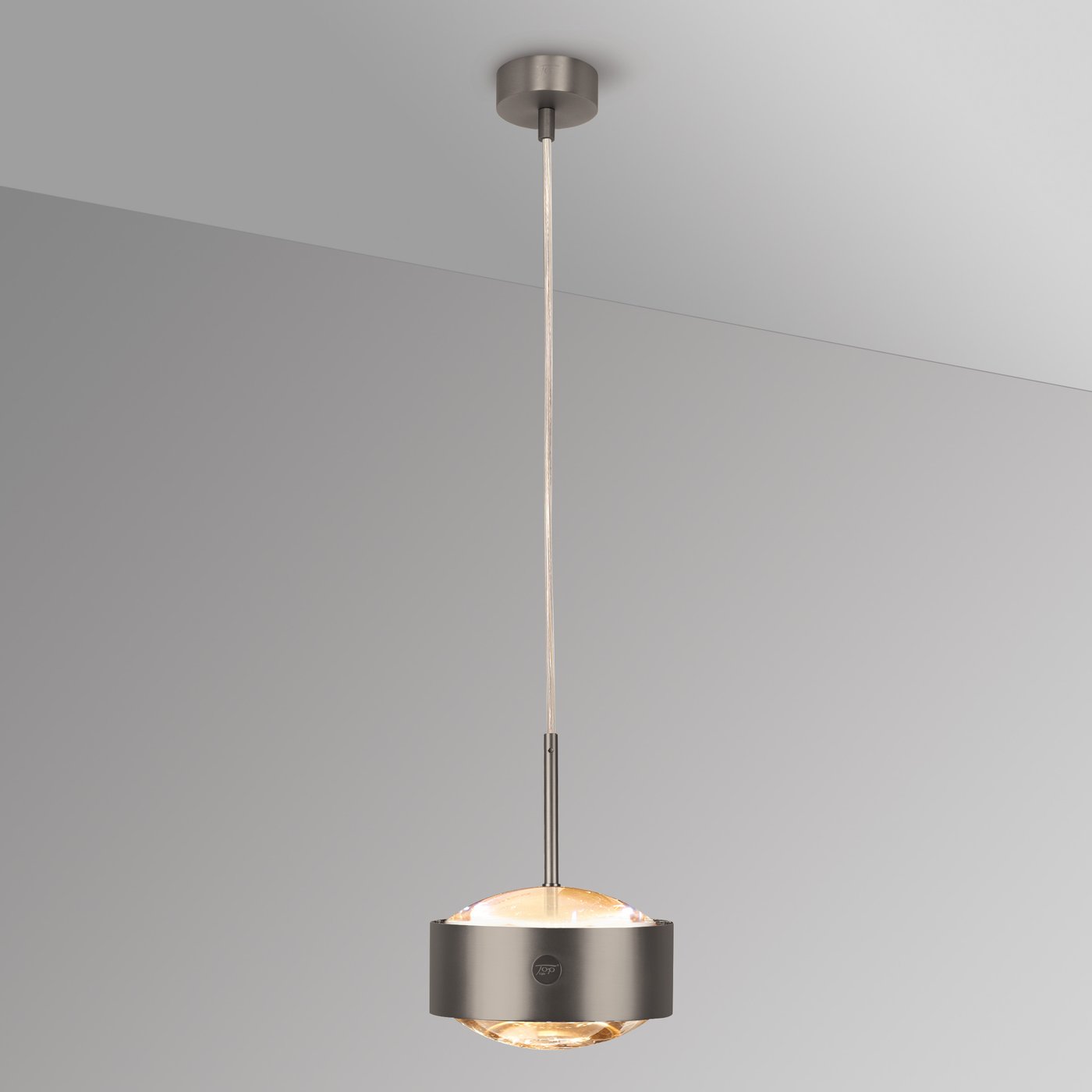 Top Light Puk Meg Maxx Drop Pendelleuchte, LED dimmbar, nickel matt - 5 ...