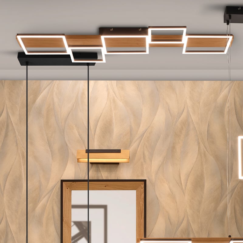 TRIO Leuchten Harper ceiling light, LED dimmable, natural - 622910532 ...