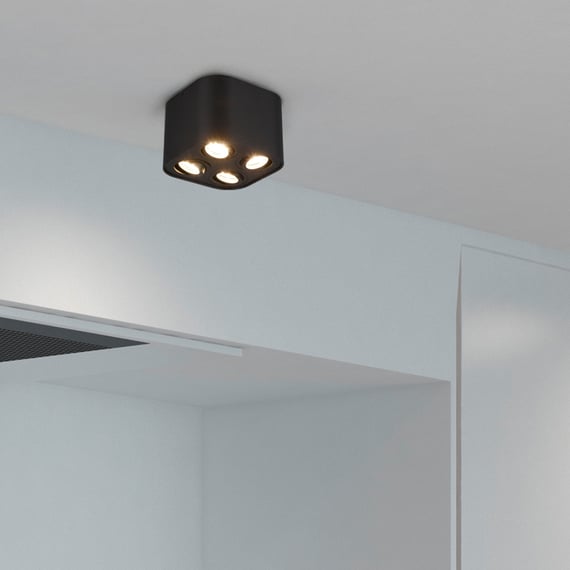 TRIO Leuchten Cookie spotlight, GU10 black - 612900432 | REUTER