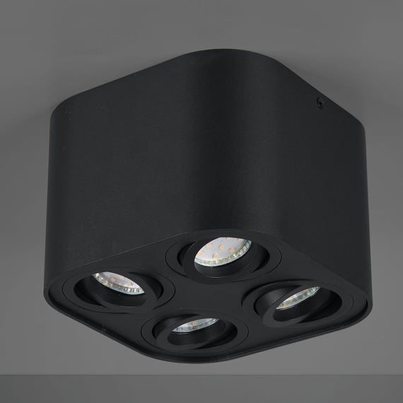 TRIO Leuchten Cookie spotlight, GU10 black - 612900432 | REUTER