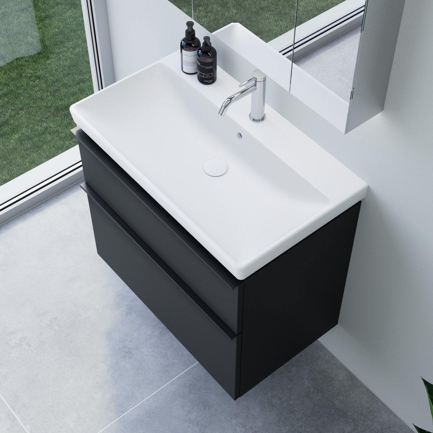 Villeroy & Boch Avento Waschtisch, evineo ineo4 Unterschrank B: 80 cm ...