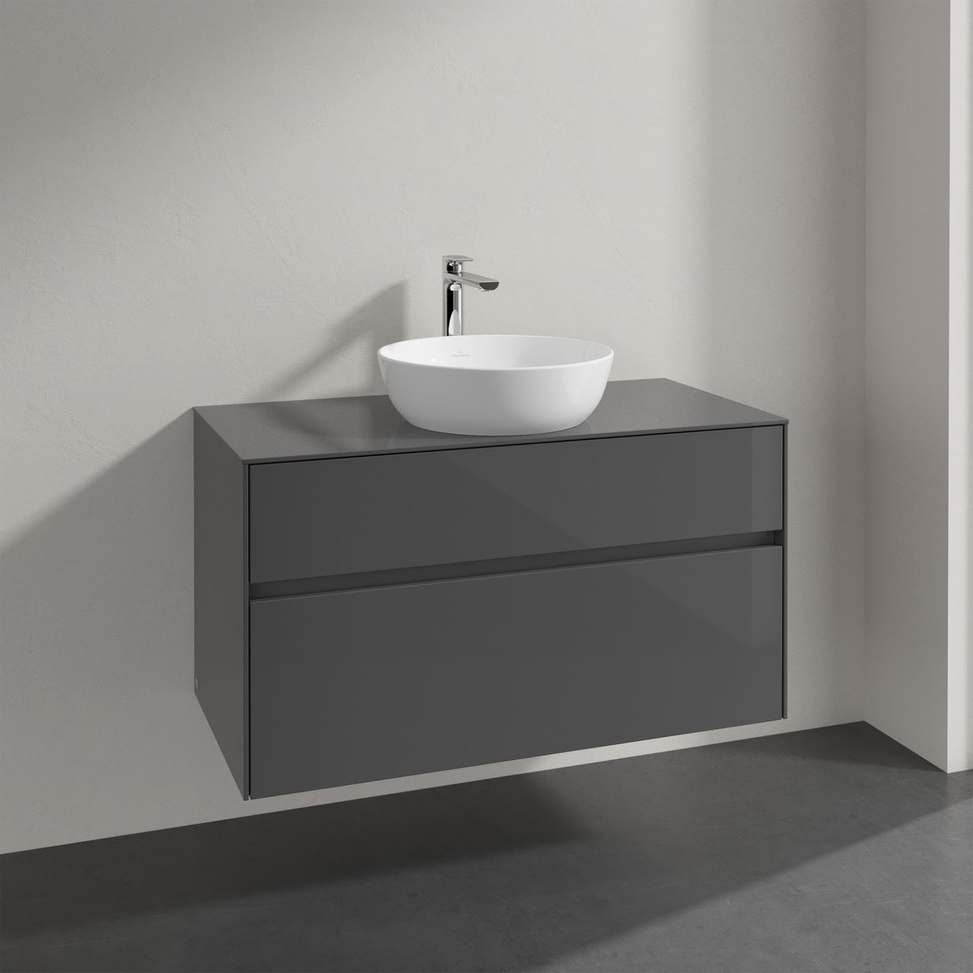 Villeroy & Boch Artis vanity unit with washbasin, 2 pull-out ...