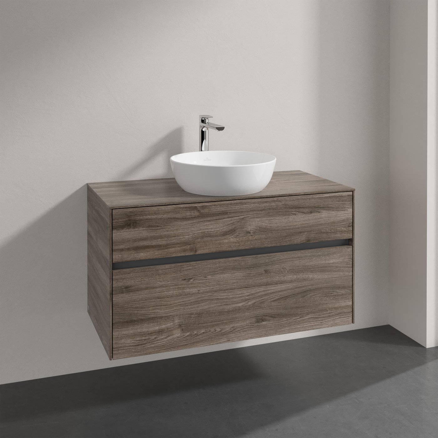 Villeroy & Boch Artis vanity unit with washbasin, 2 pull-out ...