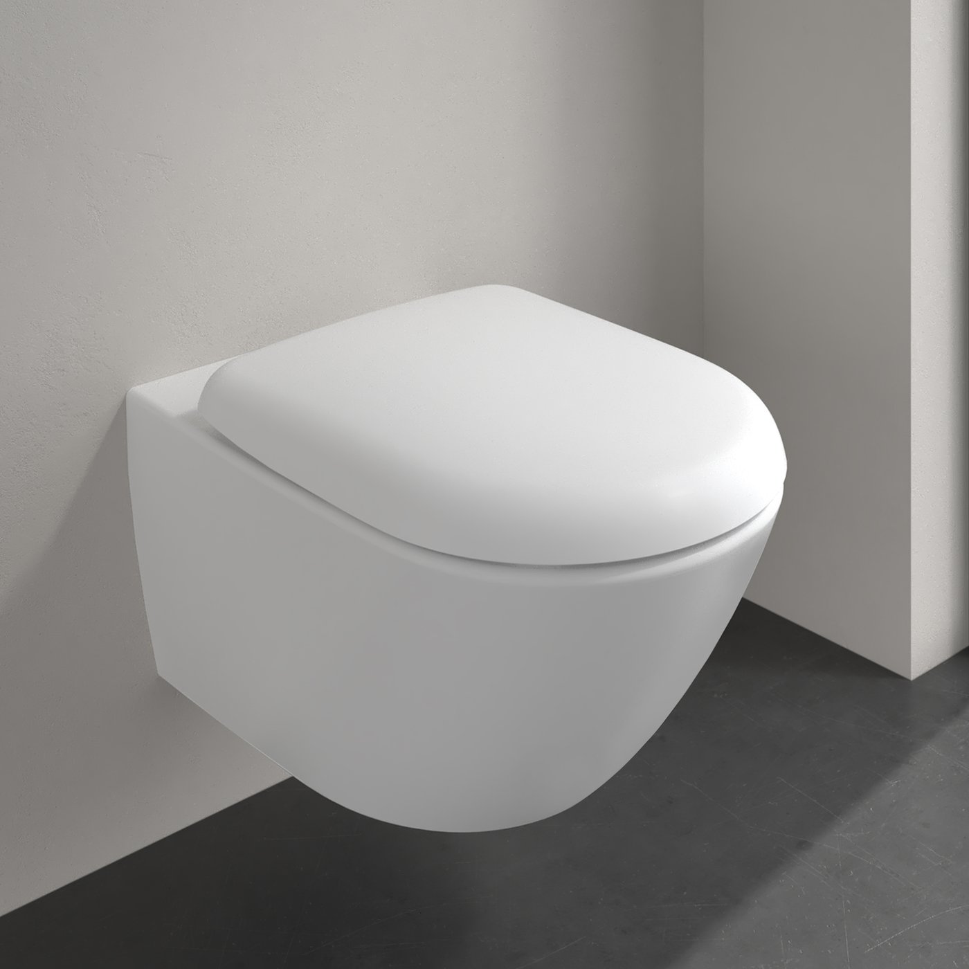 Villeroy & Boch Antao Wand-WC mit TwistFlush mit CeramicPlus, stone ...