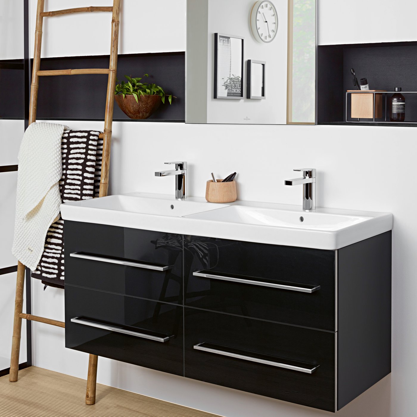 Villeroy & Boch Avento double washbasin white - 4A23CK01 | REUTER