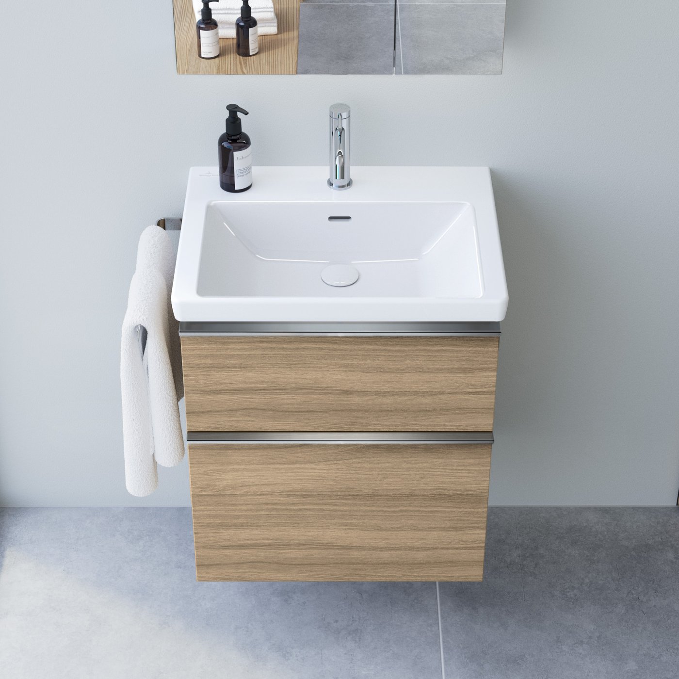Villeroy & Boch Subway 3.0 Waschtisch, evineo ineo4 Unterschrank B: 60 ...