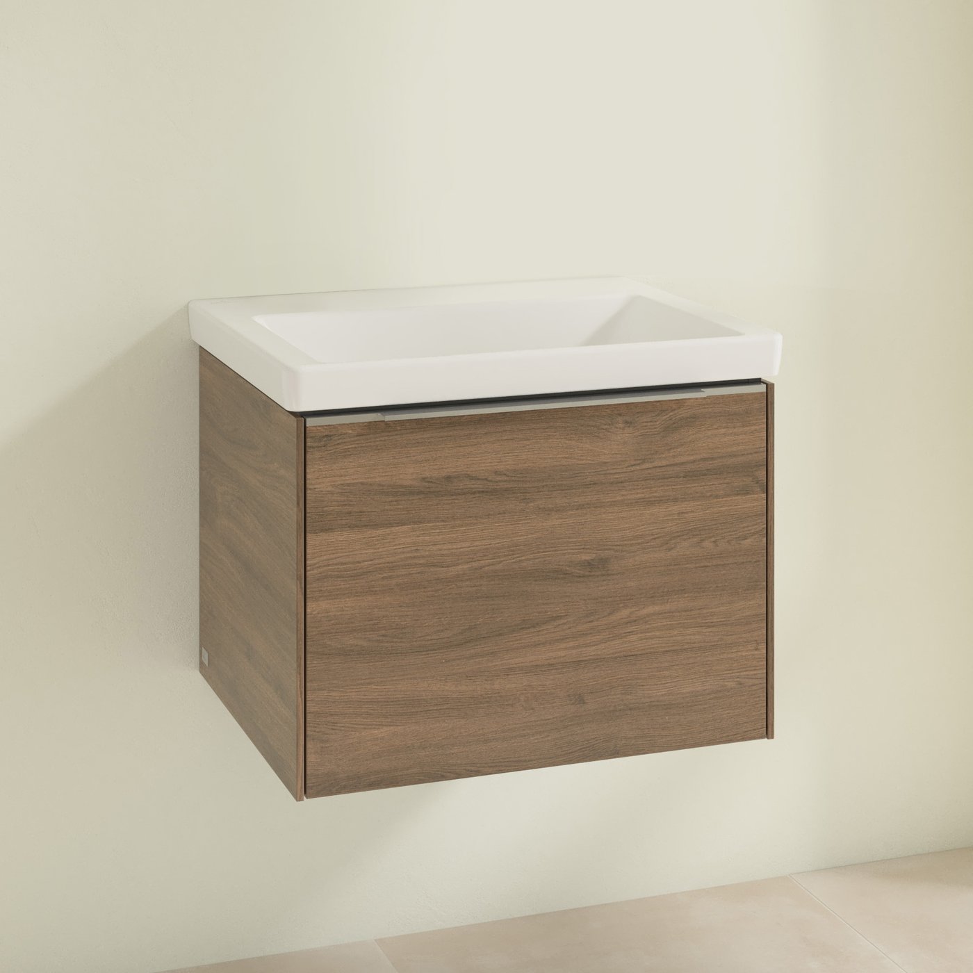 Villeroy & Boch Subway 3.0 washbasin with vanity unit, 1 pull-out ...