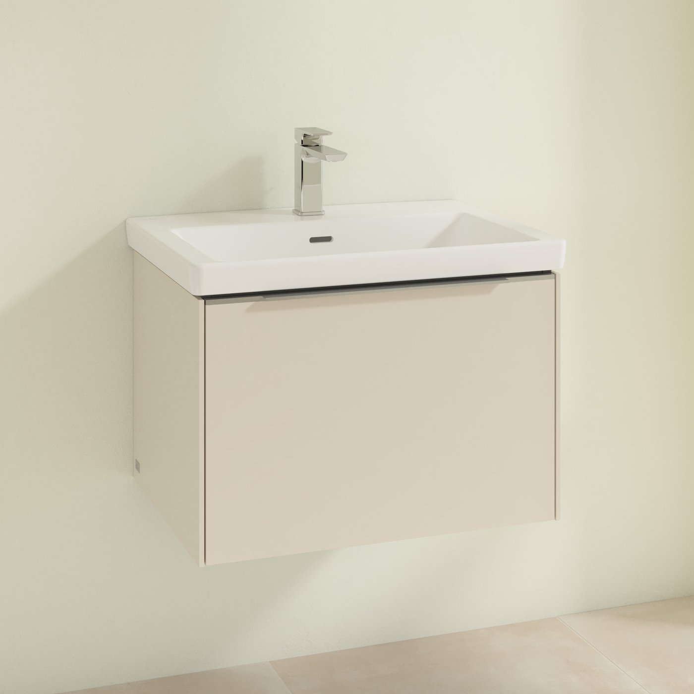Villeroy & Boch Subway 3.0 Schrank mit Waschtisch, 1 Auszug cashmere ...