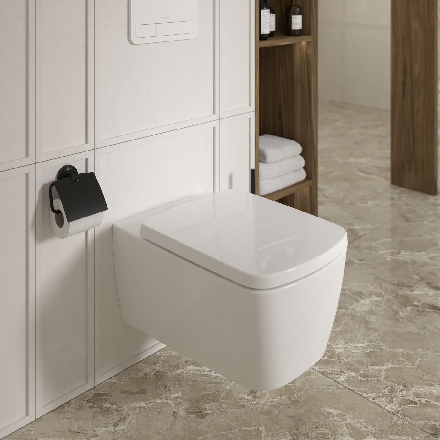Villeroy & Boch Somera Toilette mit TwistFlush mit CeramicPlus, weiß ...