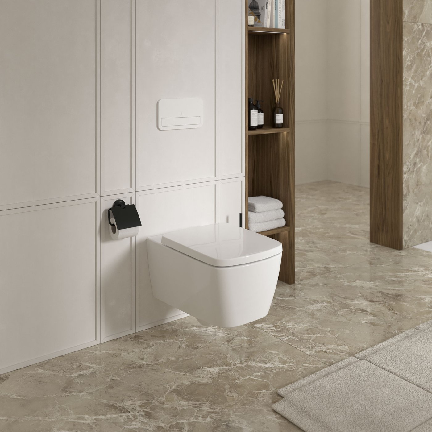Villeroy & Boch Somera Toilette mit TwistFlush mit CeramicPlus, weiß ...