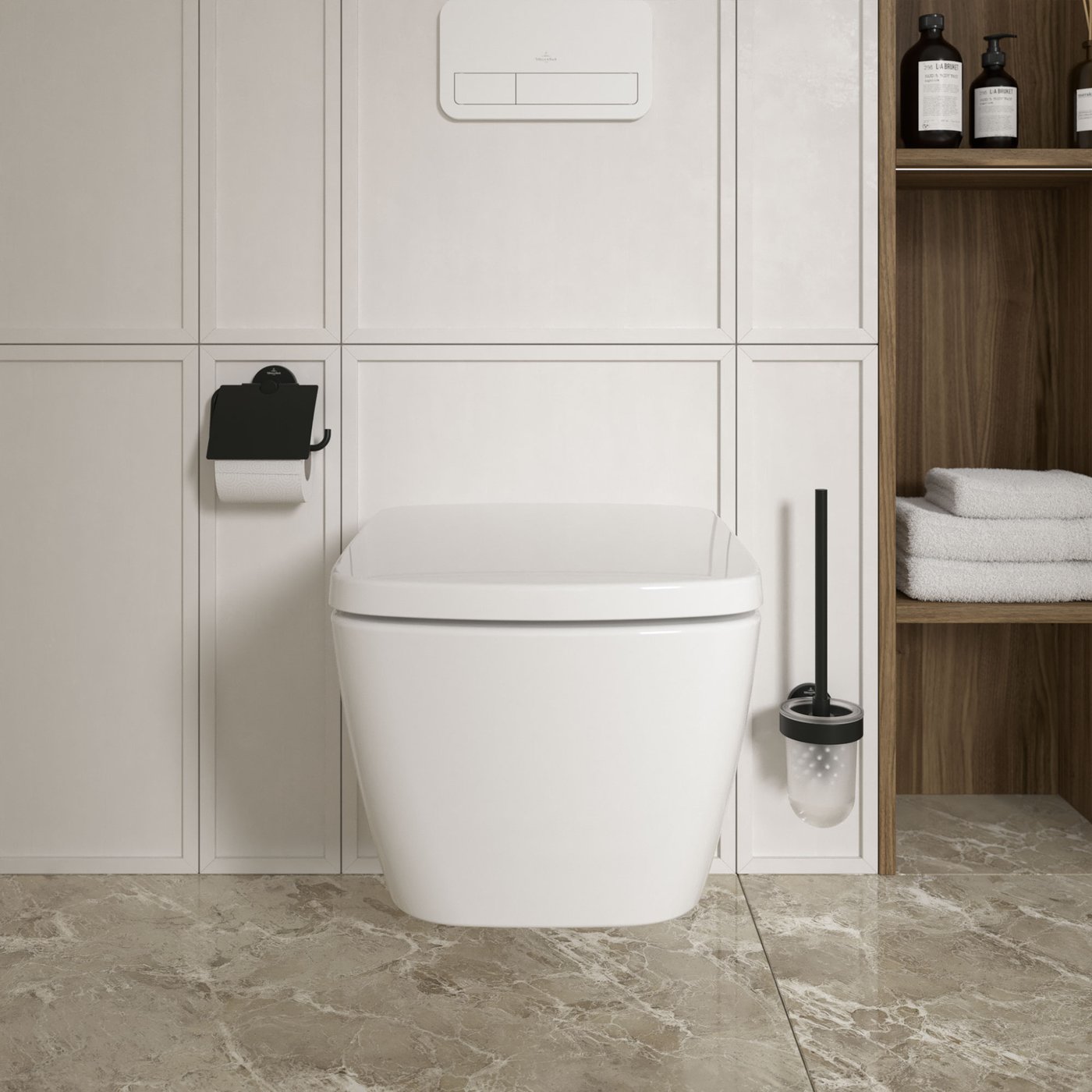 Villeroy & Boch Somera Toilette mit TwistFlush mit CeramicPlus, weiß ...
