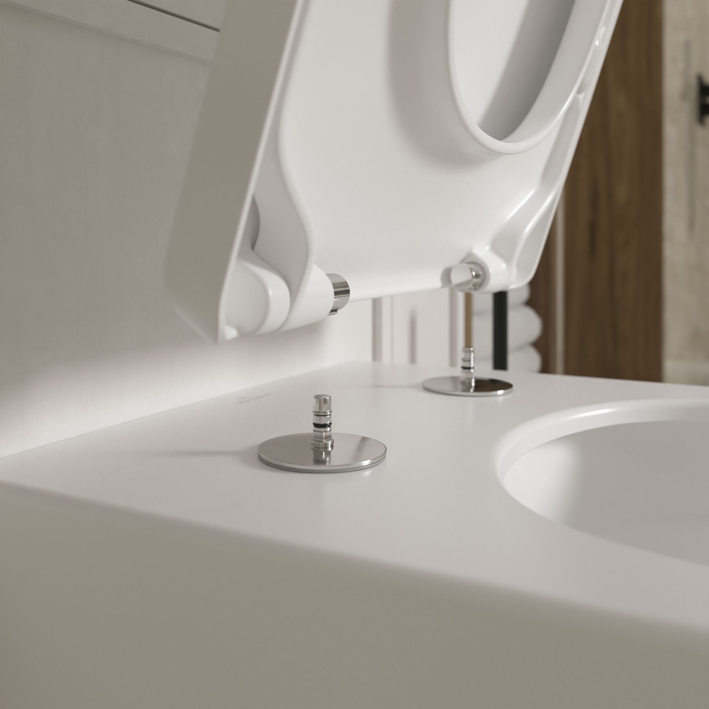 Villeroy & Boch Somera WC-Sitz mit Absenkautomatik & abnehmbar, stone ...