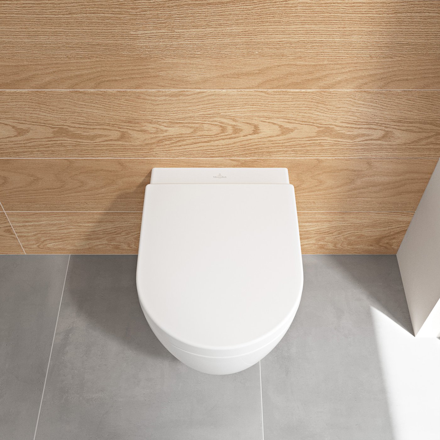 Villeroy & Boch Embrace Wand-WC mit DirectFlush mit CeramicPlus, stone ...