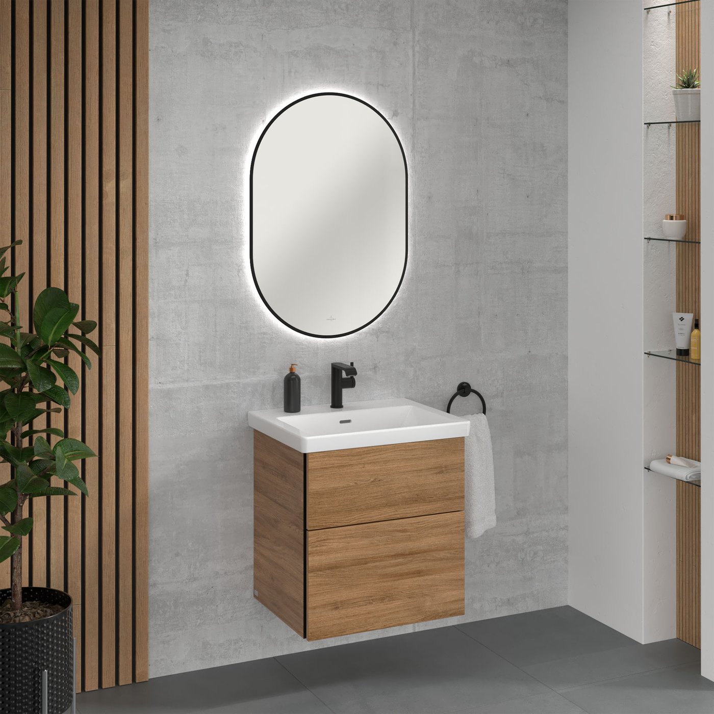 Villeroy & Boch Embrace mirror black - A4716000 | REUTER