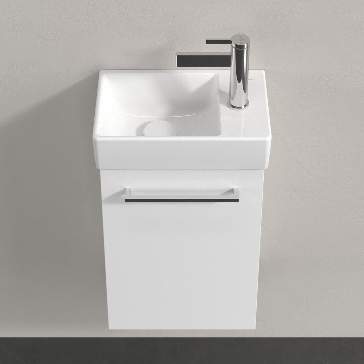 Villeroy & Boch Avento vanity unit, 1 door brilliant white - A87600VE ...