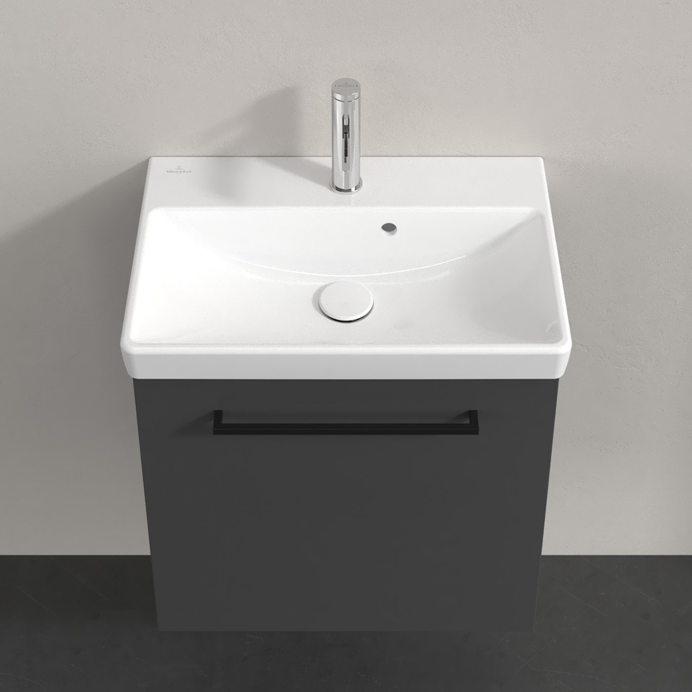 Villeroy & Boch Avento vanity unit, 1 door graphite - A88811VR | REUTER