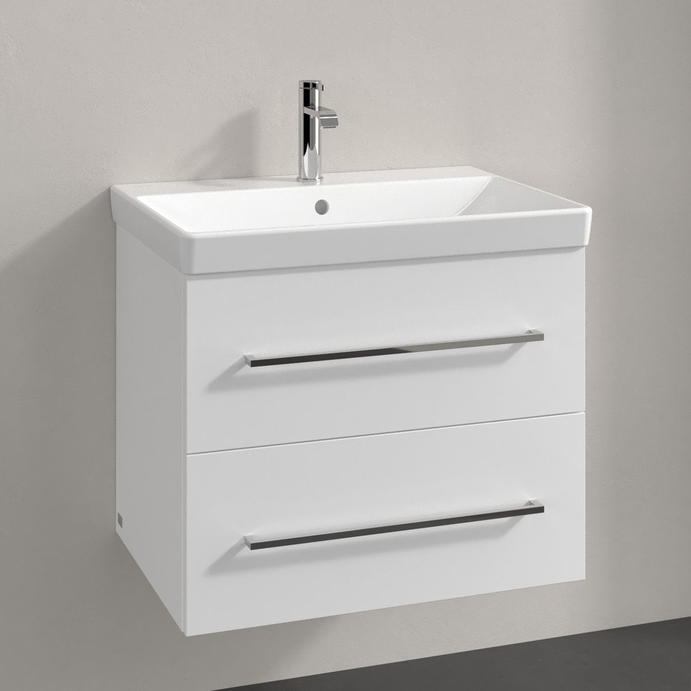 Villeroy & Boch Avento vanity unit, 2 pull-out compartments brilliant ...
