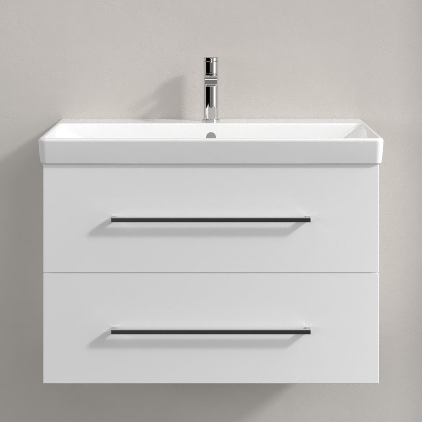 Villeroy & Boch Avento vanity unit, 2 pull-out compartments brilliant ...