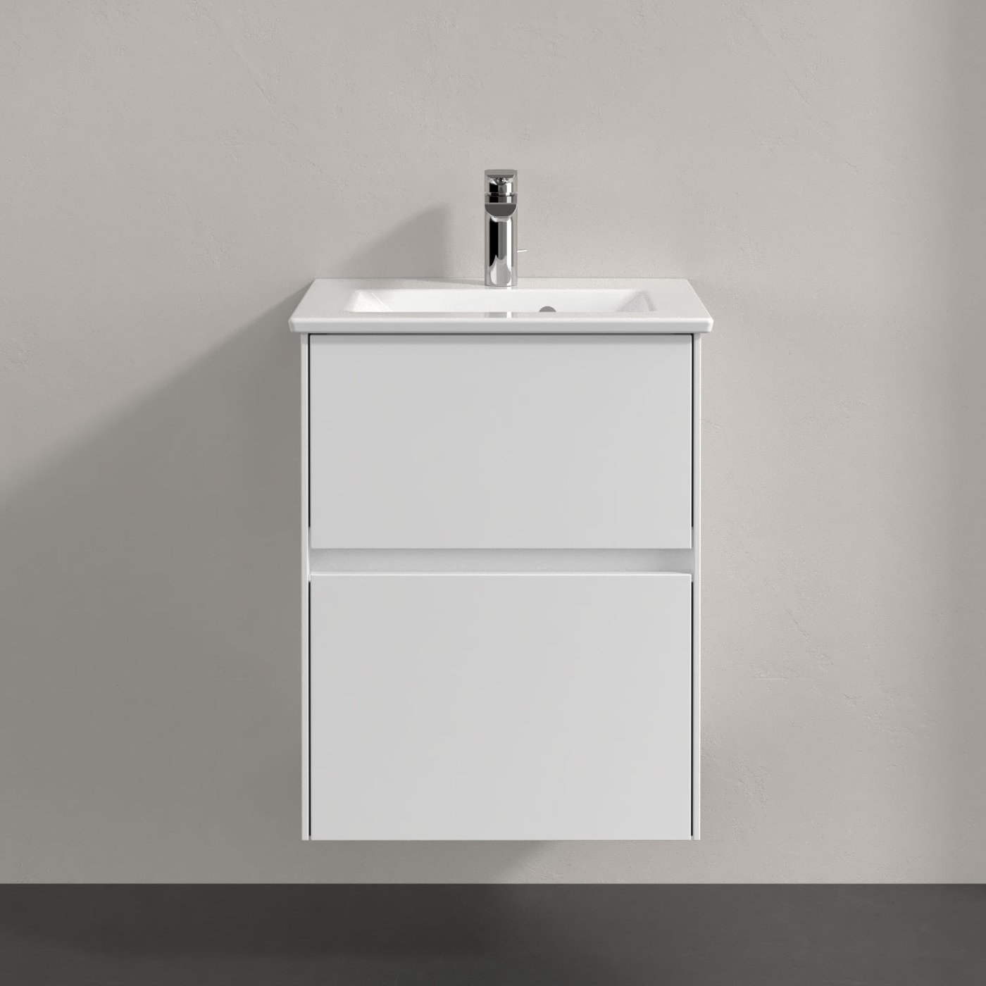 Villeroy & Boch Collaro vanity unit, 2 pull-out compartments glossy ...