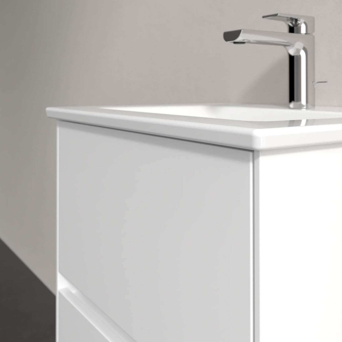Villeroy & Boch Collaro Waschtischunterschrank, 2 Auszüge glossy white ...