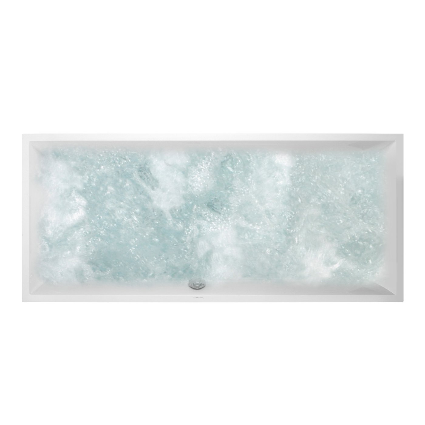 Villeroy & Boch Squaro rectangular whirlbath with HydroPool Comfort ...