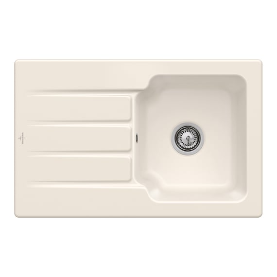 Villeroy & Boch Architectura 45 kitchen sink cream gloss - 334001KRHL12 ...
