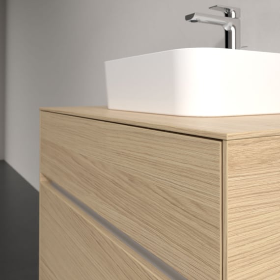Villeroy & Boch Collaro Waschtischunterschrank, 2 Auszüge nordic oak ...