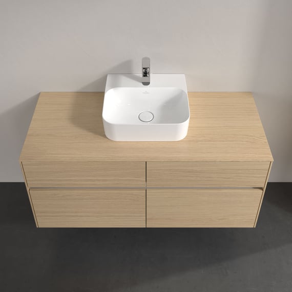 Villeroy & Boch Collaro vanity unit, 4 pull-out compartments nordic oak ...