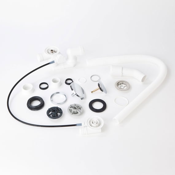 Villeroy & Boch Universal waste & overflow set complete set chrome ...