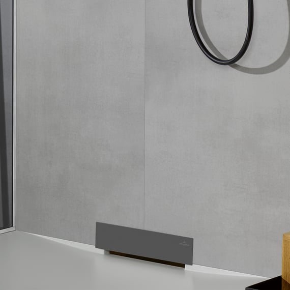 Villeroy & Boch Wallway Cache design d’évacuation murale anthracite mat ...