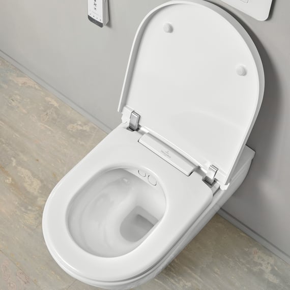 Villeroy & Boch ViClean-I 200 WC lavant suspendu avec abattant WC avec ...