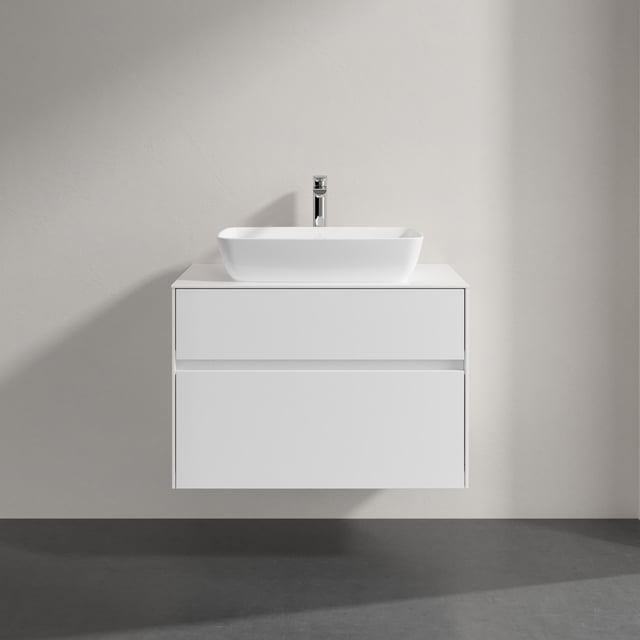 Villeroy & Boch Artis vanity unit with washbasin, 2 pull-out ...