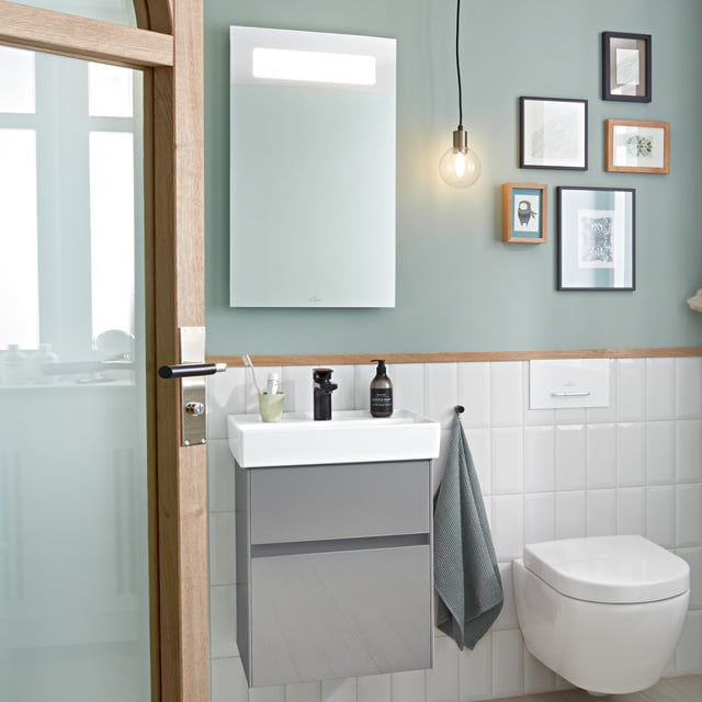 Villeroy & Boch Collaro vanity unit, 2 pull-out compartments glossy ...