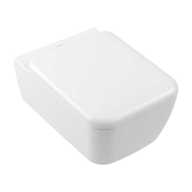 Villeroy & Boch Skyla Toilette wandhängend mit TwistFlush mit WC-Sitz ...