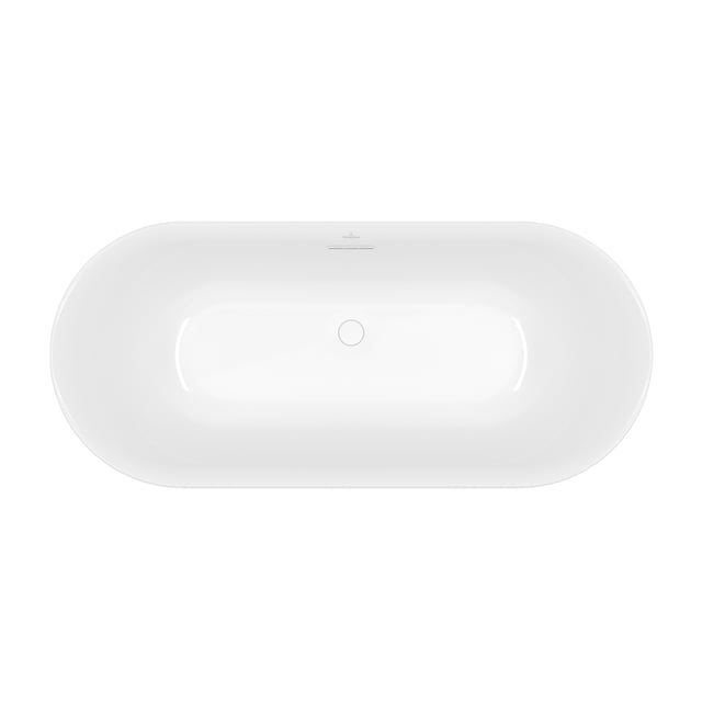 Villeroy & Boch Embrace freistehende Badewanne, oval weiß ...