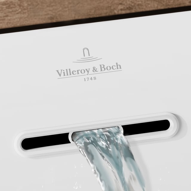 Villeroy & Boch Embrace freistehende Badewanne, oval mit Füllfunktion ...