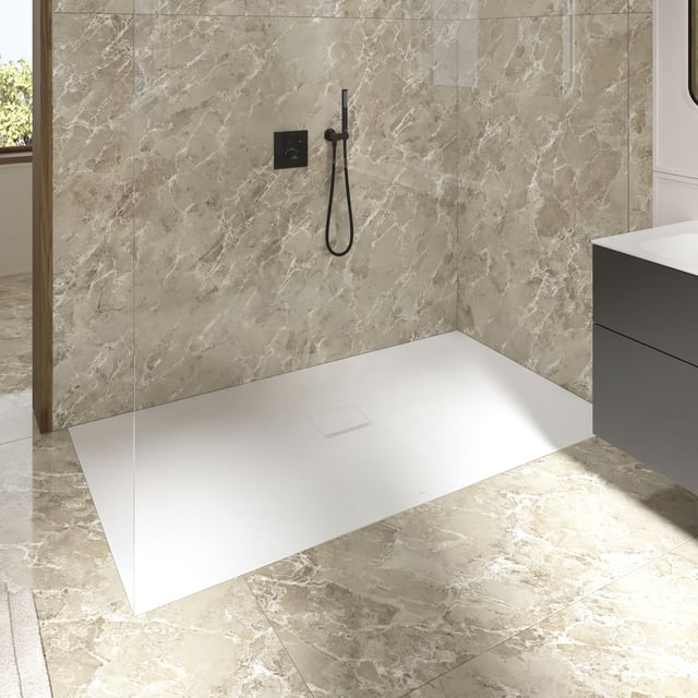 Villeroy & Boch Somera rectangular shower tray L: 180 W: 100 H: 4 cm ...