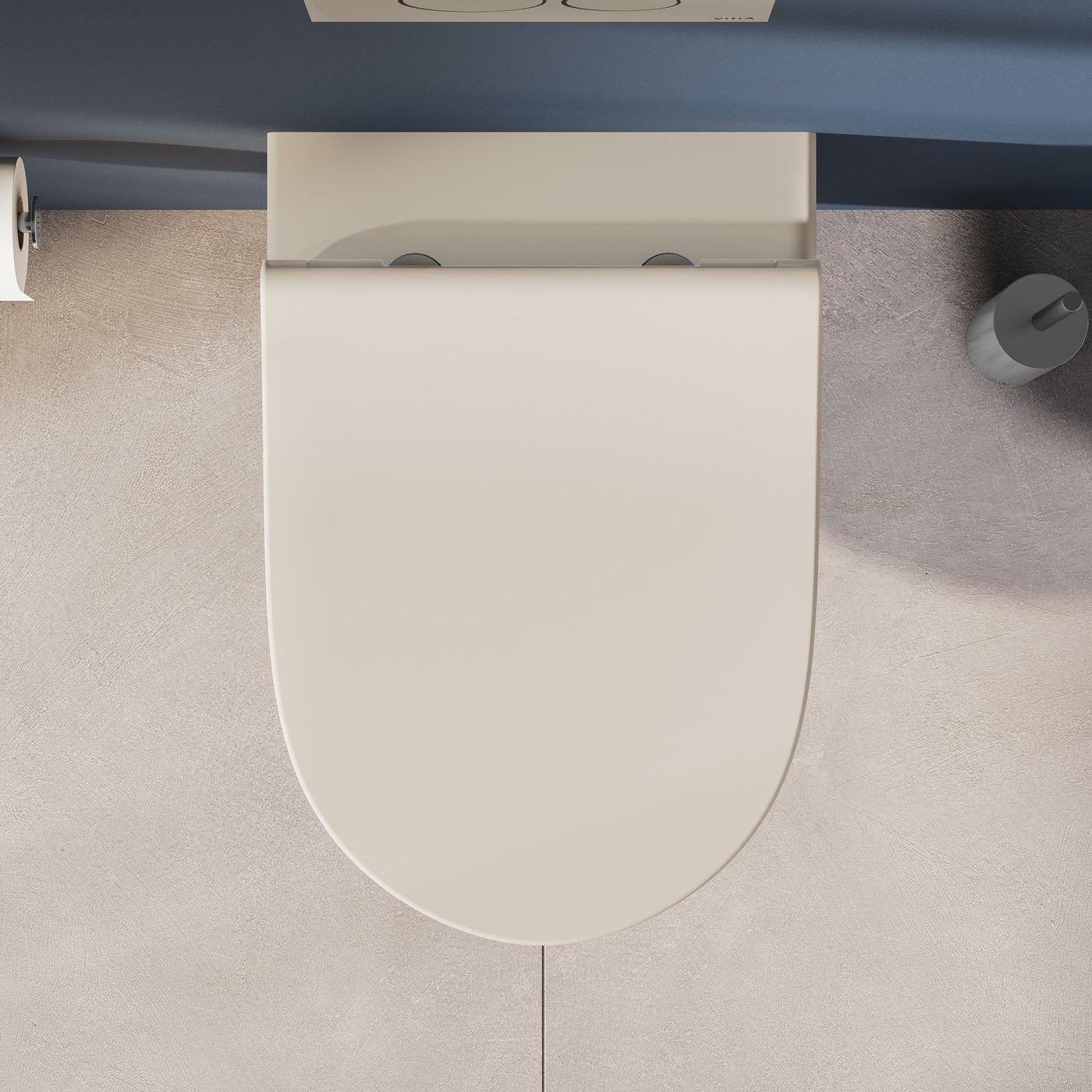 VitrA Sento WC-Sitz mit Absenkautomatik & abnehmbar, taupe matt - 120 ...