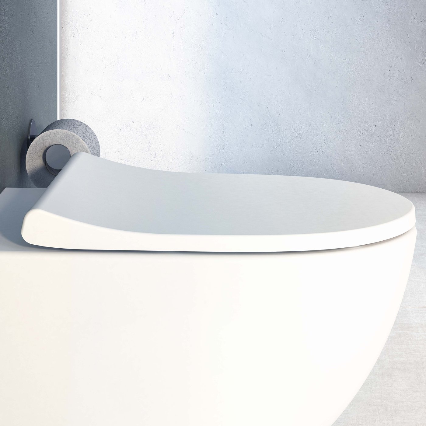 VitrA Sento WC-Sitz mit Absenkautomatik & abnehmbar, edelweiß - 130 ...